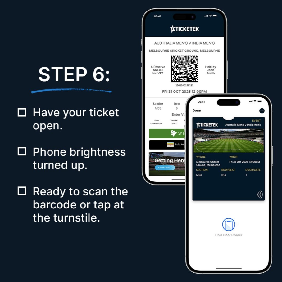 Mobile Tickets – Ticketek Australia